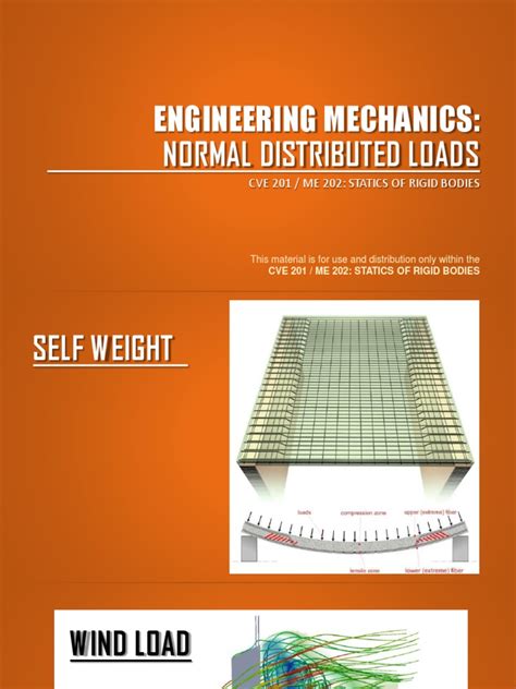 Me 202 Statics Of Rigid Bodies 05 Distributed Load Pdf Force Area