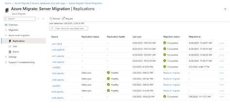 使用 Azure Migrate 发现和复制用于迁移到 Azure 本地的 Hyper V Vm（预览版） Azure Local