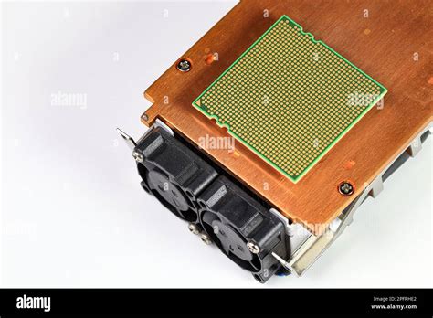 CPU On Heat Sink Computer Processor Cooler Radiator Equipment Cooler With The Aluminum Fin