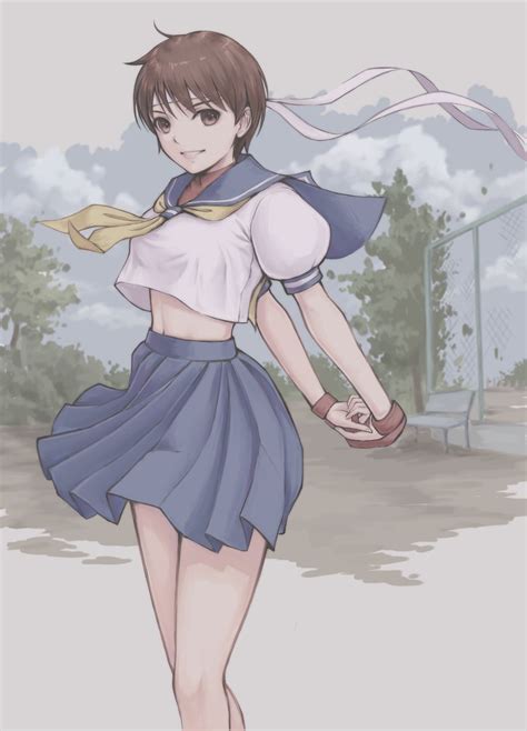 Kasugano Sakura Street Fighter And More Drawn By Tyanoki Danbooru