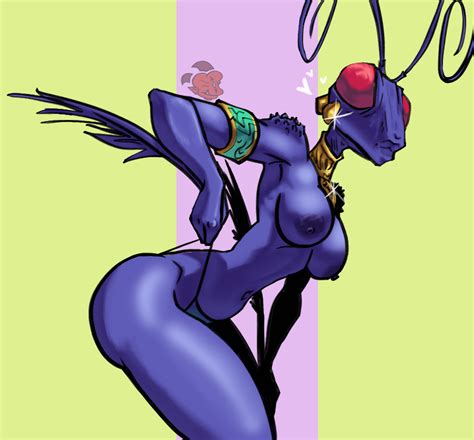 Rule 34 Alien Alien Girl Alien Humanoid Big Breasts Insect Girl Invincible Invincible Comics