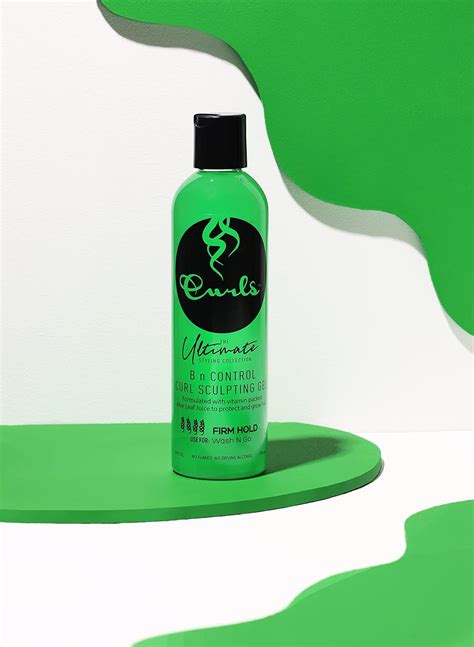 Curls The Ultimate Styling Collection B N Control Gel De Escultura Sujeción Firme 8 Onzas