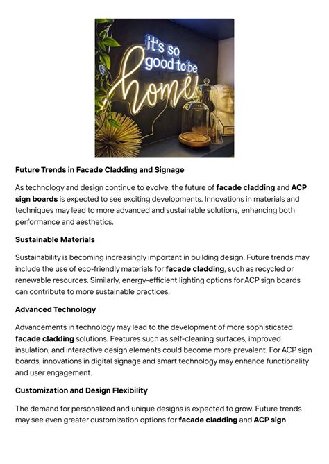Ppt The Power Of Facade Cladding And Acp Sign Boards In Modern