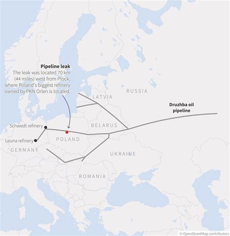 Druzhba Oil Pipeline Leak