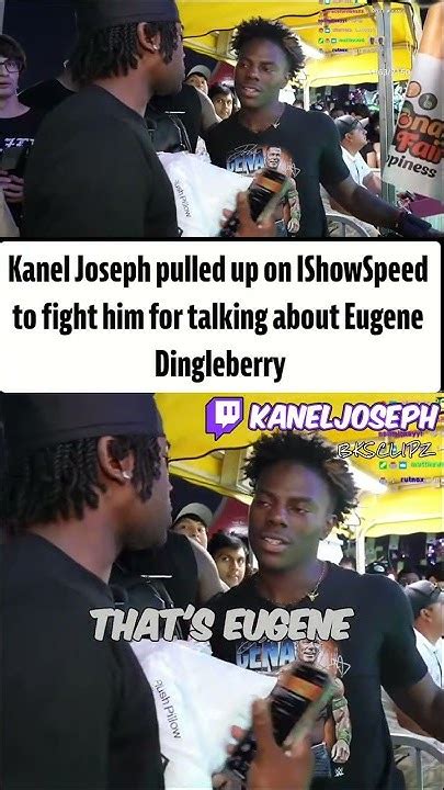 Kanel Joseph Pulled Up To Fight Ishowspeed Over His Bro Eugene