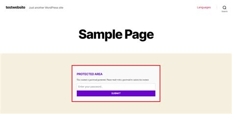 Wordpress Password Protect Page 2 Simple Methods