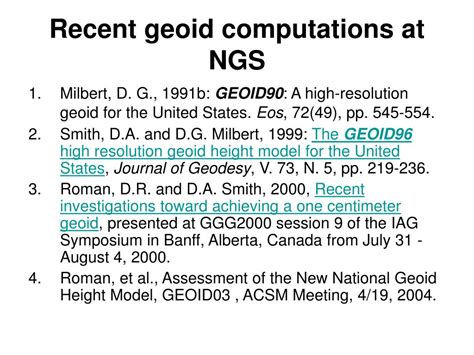 Ppt Effect Of High Resolution Altimetric Gravity Anomalies On The North America Geoid