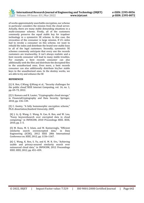 A Secure And Dynamic Multi Keyword Ranked Search Over Encrypted Cloud Data Pdf Free Download