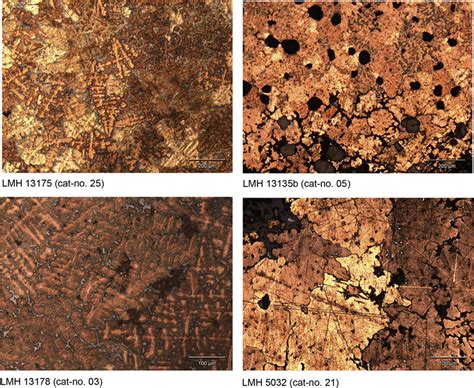 the selected micrographs are displaying an as cast microstructure with