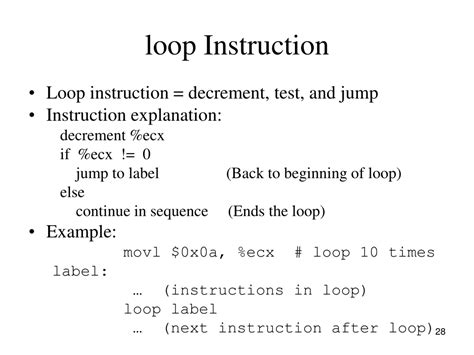 Ppt Assembly Language Programming Iii Condition Codes And Jump