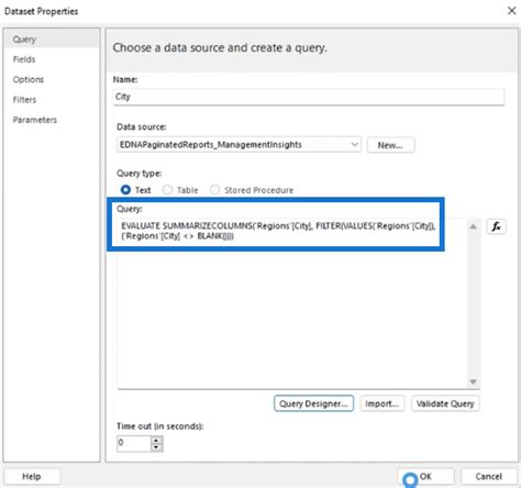 use cascading parameters to filter data in power bi report builder