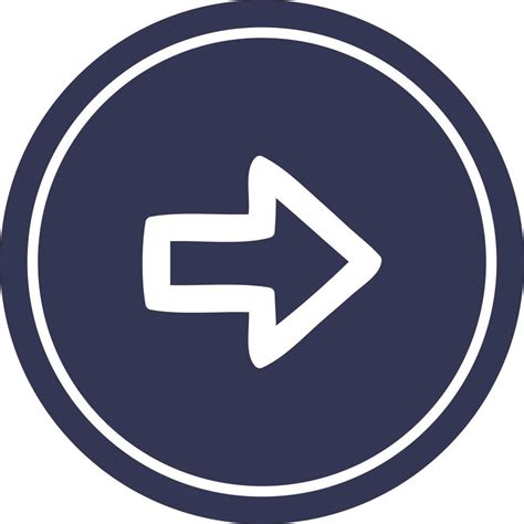 Direction Arrow Circular Icon 10559456 Vector Art At Vecteezy