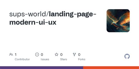 GitHub Sups World Landing Page Modern Ui Ux