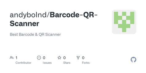 GitHub Andybolnd Barcode QR Scanner Best Barcode QR Scanner