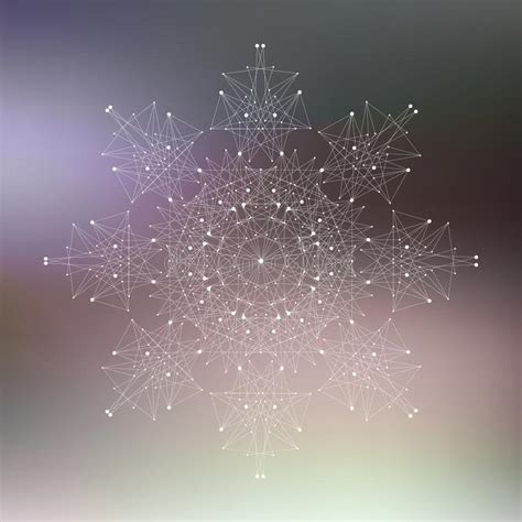 Molecule And Communication Illustration With Connected Dots Lines Graphic Background For Your