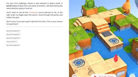 Урок portal practice Портальная Практика swift playgrounds на русском