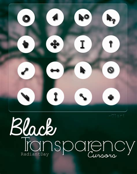 Black Transparency Cursor Clari By RadiantDay On DeviantArt