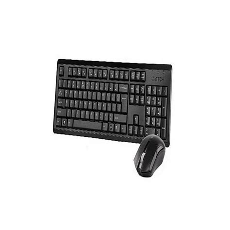 A4tech 4200n Wireless Keyboard Mouse Set Black Nc Daraz Pk