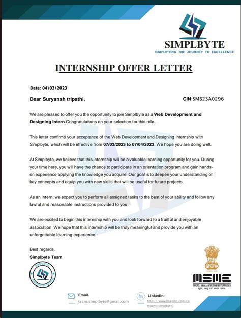 suryansh tripathi on linkedin simplbyte intern webdevelopment
