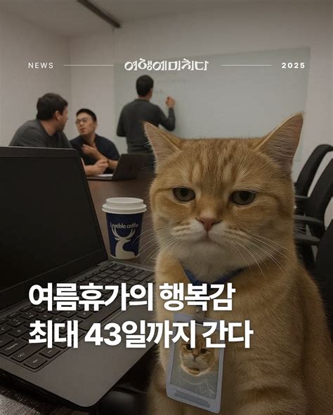 여행에미치다 올 여름 꼭 휴가를 가야하는 이유 🏝️ 휴가가 개인의 웰빙에 미치는 영향은 휴가 Facebook