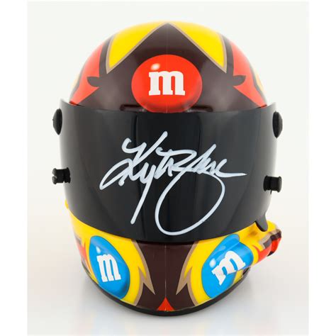Kyle Busch Signed Nascar 18 Mandms Mini Helmet Pa Pristine Auction