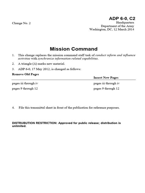 Adp 6 0 C2 Mission Command 2014 Pdf Adp 6 0 C2 Mission Command 2014 Pdf