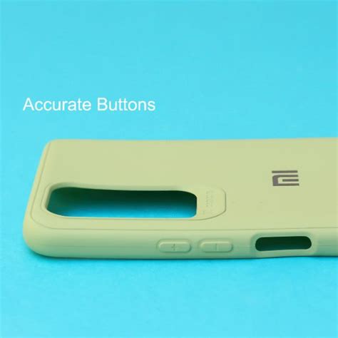 Light Green Silicone Case For Redmi Note 10 The Hatke