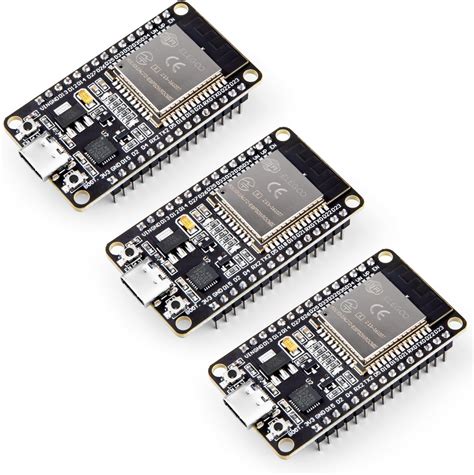 Elegoo 3pcs Esp Wroom 32 Development Board Usb C 24ghz Dual Mode Wifibluetooth Dual Core