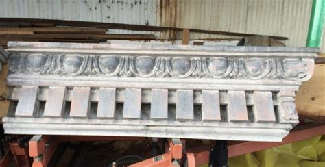 Building Cornice With One Return White