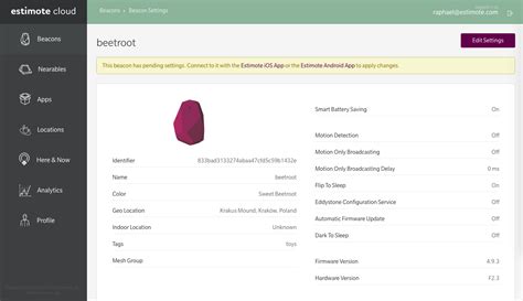 Beacon Bulk Updater Estimote Developer