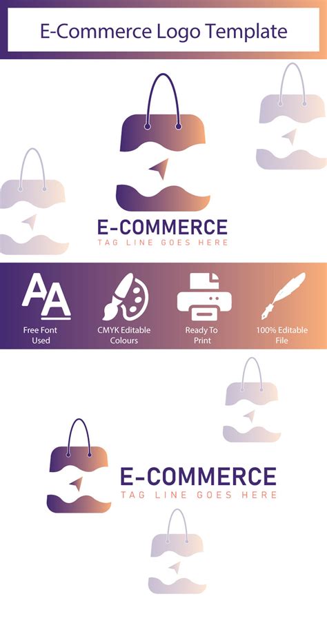 E Commerce Logo Template Store Logo Template