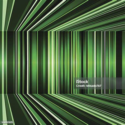 추상적임 뒤틀림 그린 스트라이프 색상화 배경기술 각도에 대한 스톡 벡터 아트 및 기타 이미지 각도 검은색 기하 도형 Istock