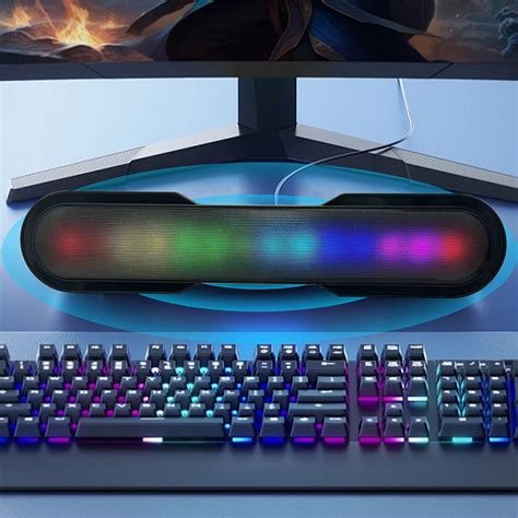 Com1950s Computer Speakers For Desktop With Subwoofer Immersive Wired Transform Your Computer