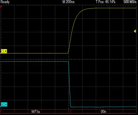 stm32f7 i2c timing not respected stmicroelectronics community