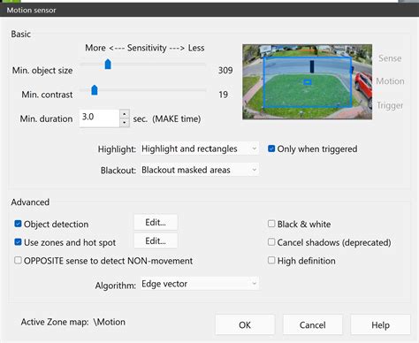 Need Help With Motion Trigger Alert Settings I Dont Know If This