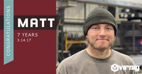 Virnig Manufacturing On Linkedin Workanniversary Teamvirnig