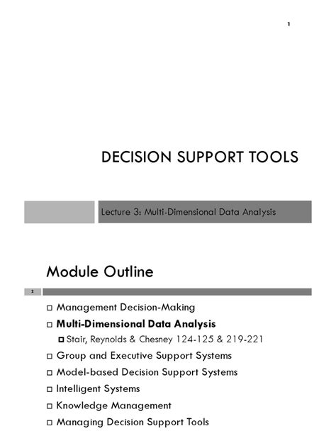 dst lecture 03 multidimensional data analysis pdf pdf business