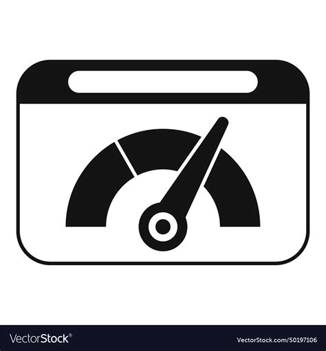 Web Control Management Icon Simple Risk Royalty Free Vector