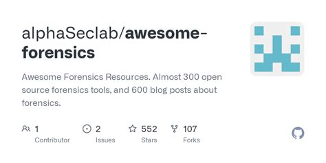Github Alphaseclabawesome Forensics Awesome Forensics Resources
