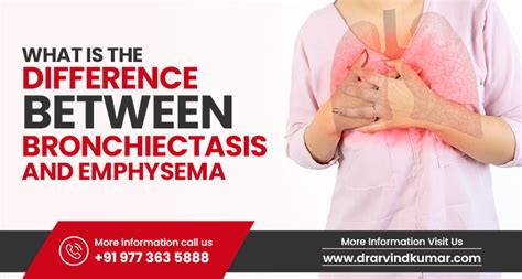 Difference Between Bronchiectasis And Emphysema