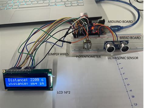 Ultrasonic Sensor HC SR And LCD IAAC BLOG