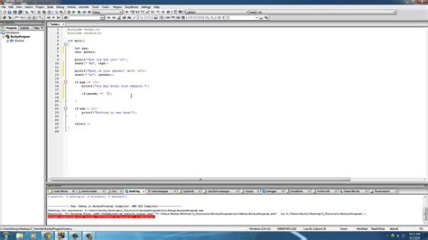 C Programming Tutorial 18 Nesting If Statements Youtube