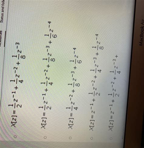 Solved Question Find The Z Transform Of The Following Chegg