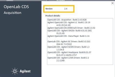 OpenLab Error During Sequence Run Error In Saving The ACQ Method Parameters Forum