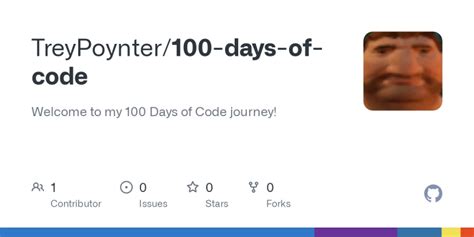 github treypoynter 100 days of code welcome to my 100 days of code… trey poynter
