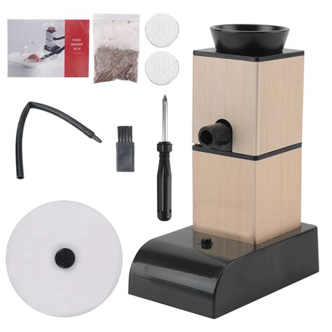 Boruit 휴대용 연기 주입기 분자 요리 흡연 총 음식 차가운 연기 발생기 고기 굽기 훈제 바베큐 그릴 요리조리기구 세트 Aliexpress