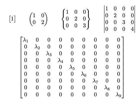 Macros Creating A Diagonal Matrix With A Variable Amount Of