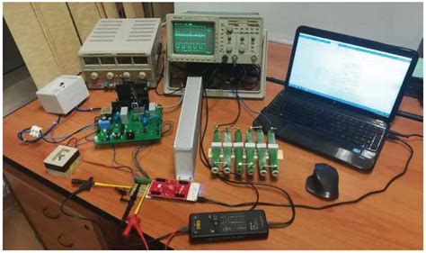 Photo Of The Experimental Test Bench Download Scientific Diagram