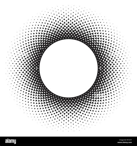 Abstract Halftone Background Halftone Circle Shape Vector Illustration Stock Vector Image