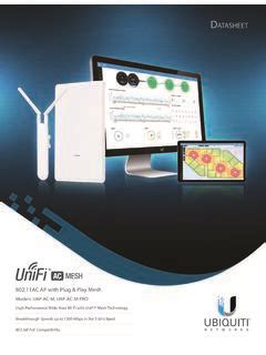 UniFi AC Mesh Datasheet Unifi Ac Mesh Datasheet Pdf PDF PRO